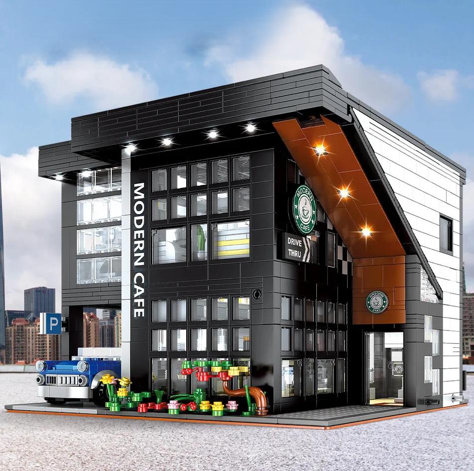 Modern Architecture Building Block Sets — Fast Delivery Cityscapes ...